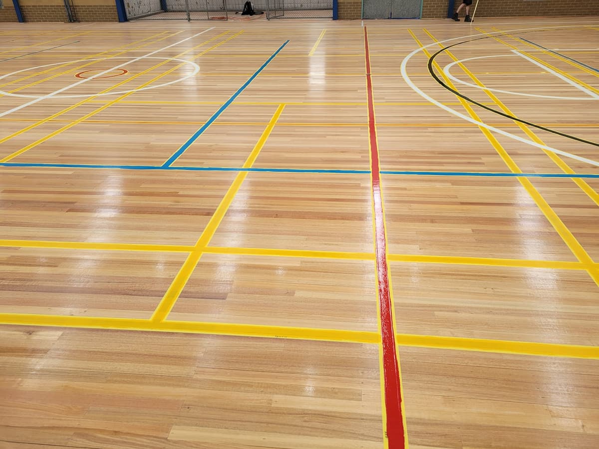 Sports Court Line Marking | Basketball, Netball & Volleyball